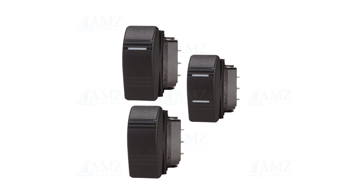 Blue Sea Systems - Contura Switch DPDT Black | AMZ eShop